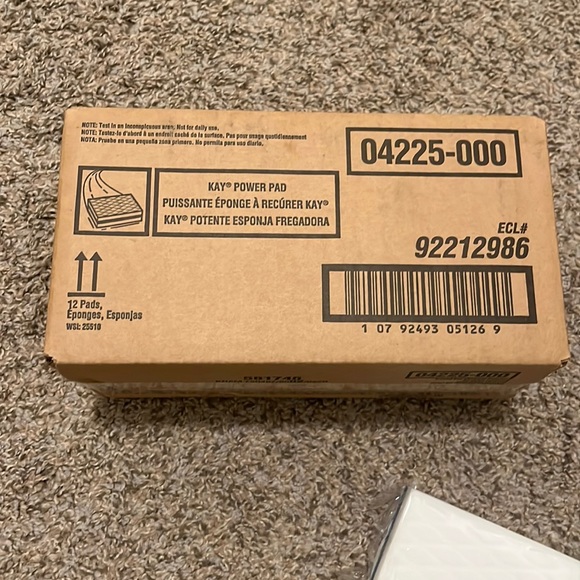 kay | Kitchen | Kays Power Pad Cleaning Sponges White On Top N Bottom ...